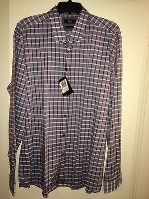NWT MENS HUGO BOSS LOK LONG SLEEVE XXL SHIRT MSRP $145.00 BRAND NEW | eBay