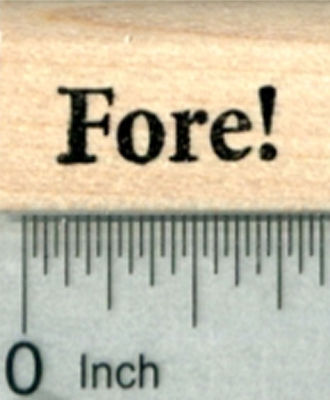 Fore Rubber Stamp, Golf Series A30415 WM | eBay