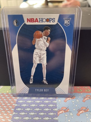 Tyler Bey 2020-21 Panini NBA Hoops Rookie RC card #220 Dallas Mavericks ...