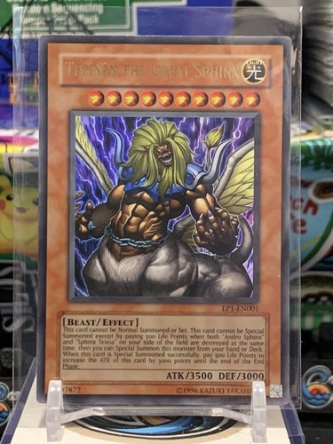 Yugioh Theinen the Great Sphinx EP1-EN001 Holo Jen3T | eBay