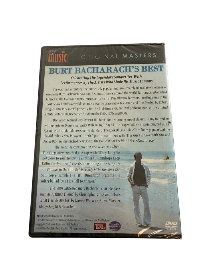 Treasury Collection Sealed My Music Burt Bacharach Best DVD Vintage ...