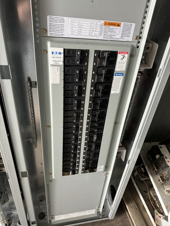 PRL1A-EATON 400A AMP 42SP 208Y/120V 3PH/4W ML PANELBOARD W/N1 SM ...