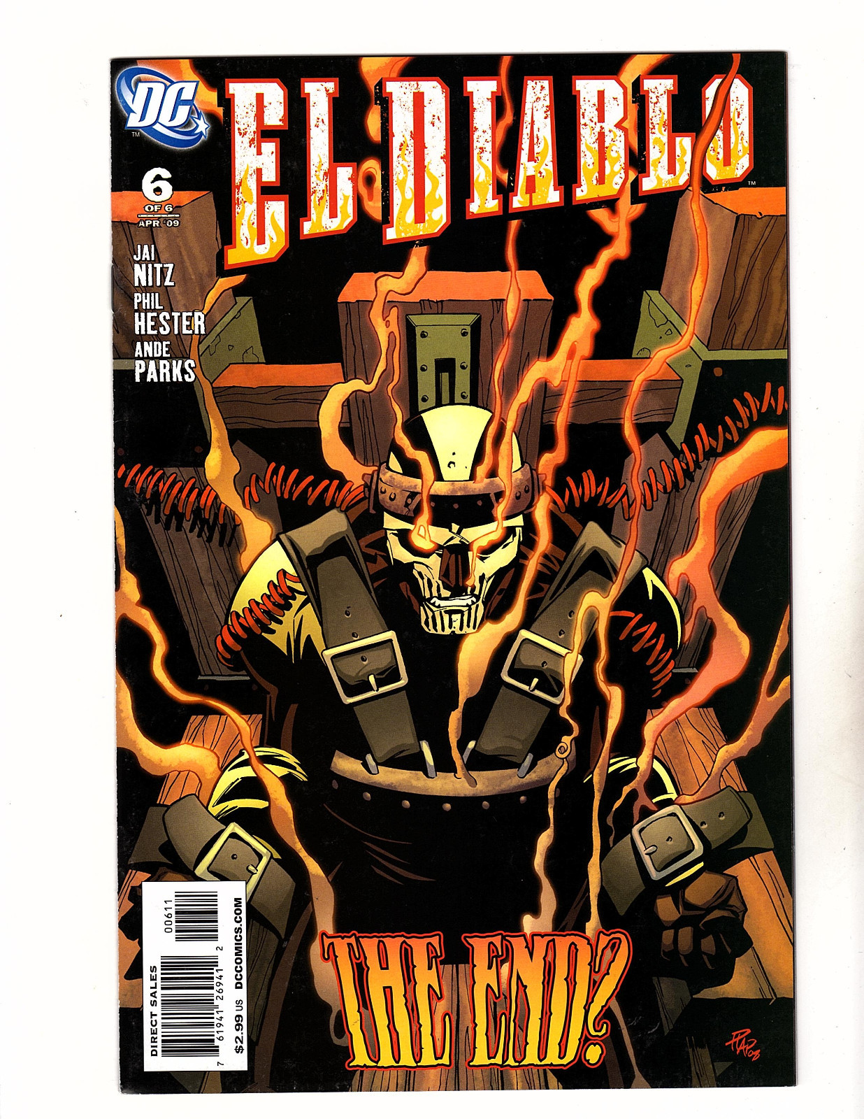 El Diablo #6 (2009, DC) FN- Chato Santana Mini-Series! Suicide Squad ...
