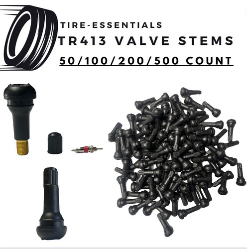 100/200/500Pcs Tire Valve Stems TR413 Snap-In Valves | eBay