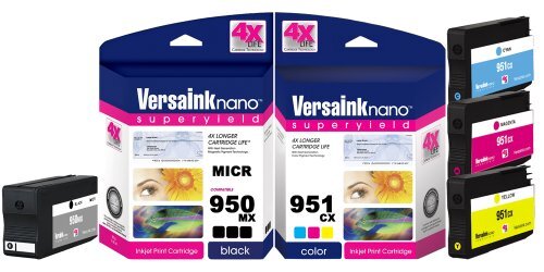 VersaInk-Nano HP 950 MX Black MICR Ink Cartridge for Check Printing ...