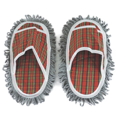 Dust Mop Floor Cleaning Slippers Easy Housekeeping Dusting Shoes | eBay