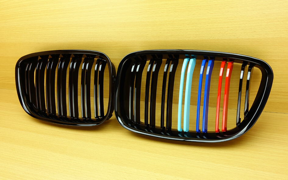 M-COLOR FOR BMW F07 5-SERIES GT GRAN TURISM M TYPE GLOSS BLACK FRONT ...
