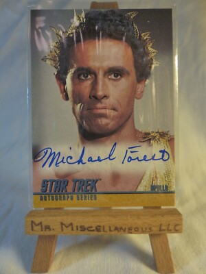 Star Trek The Original Series Season Two autograph A37 Michael Forest ...
