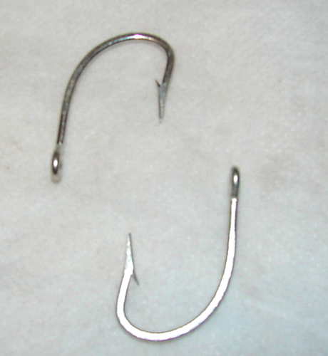 10 Mustad Hooks 6/0 Rigged Bait Saltwater FISHING LURE Snapper Striper ...