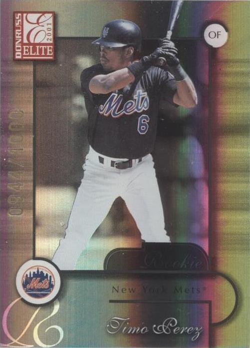 2001 Donruss Elite - Rookie Timo Perez #187 /1000 for sale online | eBay