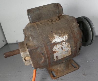 Vintage GE General Electric Motor 1/2 HP 110v 1725 rpm w/ Cast Iron ...