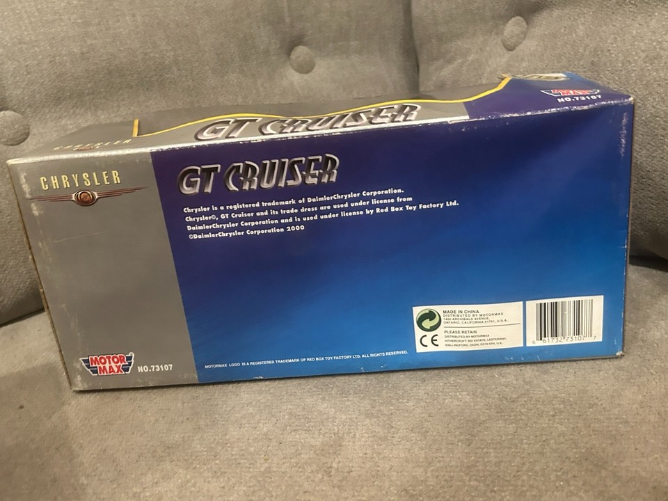 Chrysler GT Cruiser = PT Cruiser Diecast model car 73107 Motor Max 1:18 ...