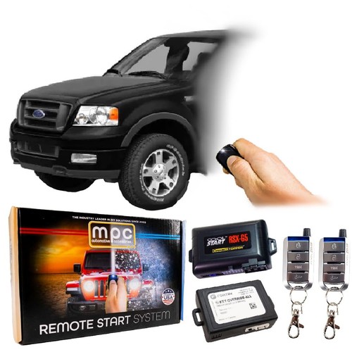 MPC Complete Remote Start with Keyless Entry Kit Compatible with Ford F ...