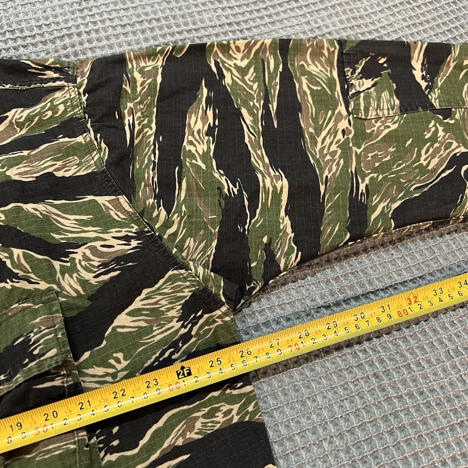 Vintage Military Tiger Stripe BDU Jacket XL | eBay