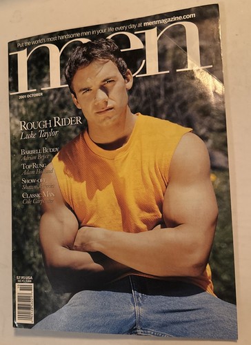 Advocate Men Oct 2001, Vintage Gay Mag,Hot Male Models, Muscle Men | eBay