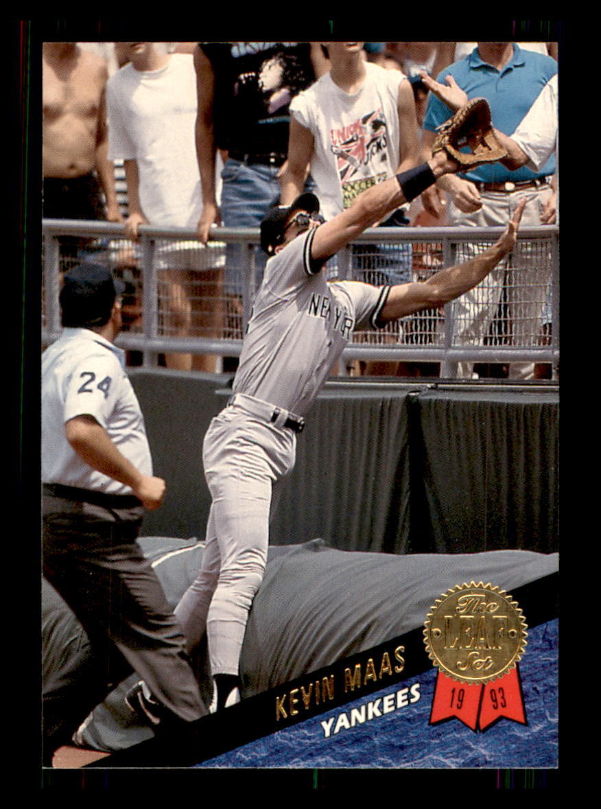 1993 BASEBALL 1993 Leaf Kevin Maas New York Yankees #206 1 | eBay