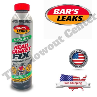 Bar's Leaks Block Seal Permanent Head Gasket Fix One Step No Draining ...