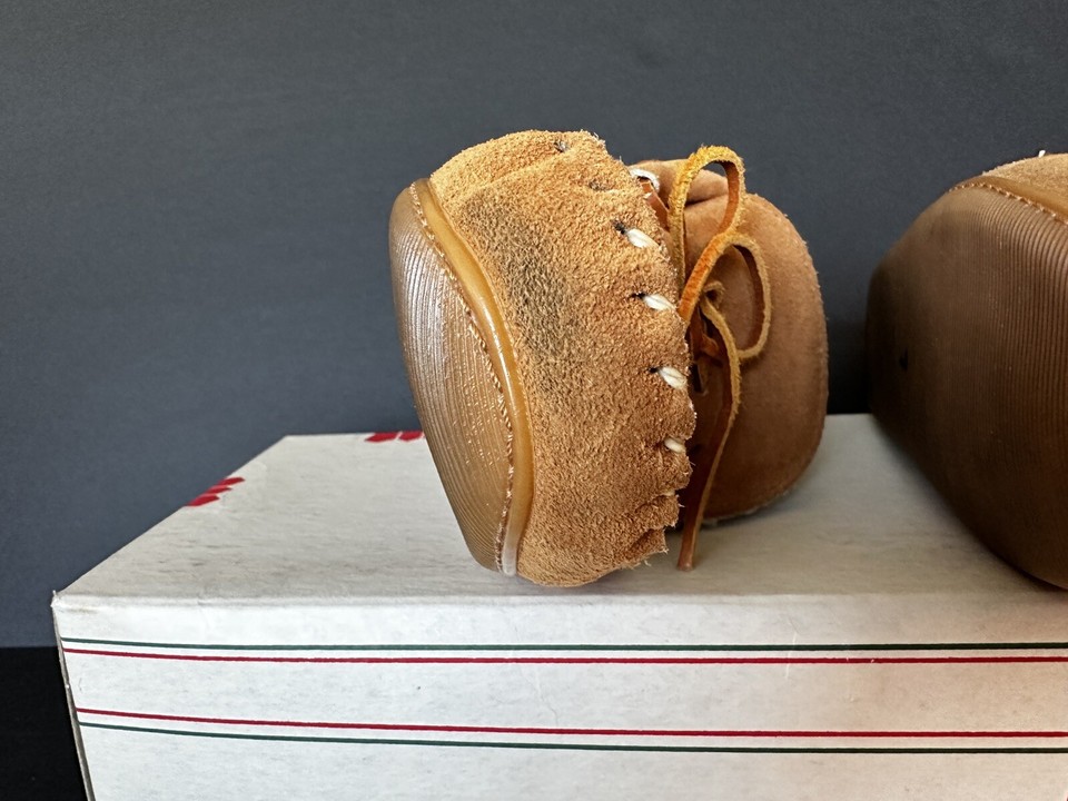 Vintage Ladies Sioux Mox Moccasins Real Leather Fleece Lined 7 Slippers ...