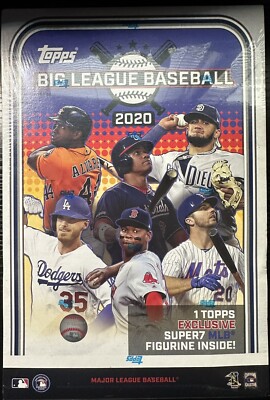 2020 Topps Big League Factory Sealed Collector’s 5 Pack Box W Figurine ...