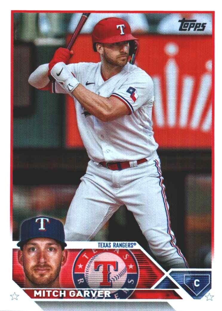 Mitch Garver Texas Rangers Baseball Card: 2023 Topps Update #US177 NRMT ...