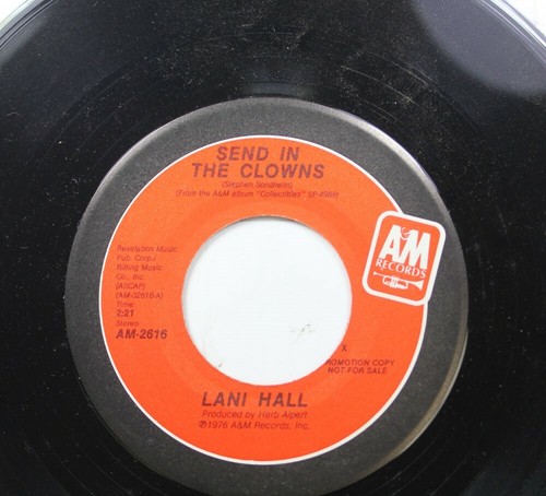 Pop Promo 45 Lani Hall - Send IN The Clowns / Sur A&M Records | eBay