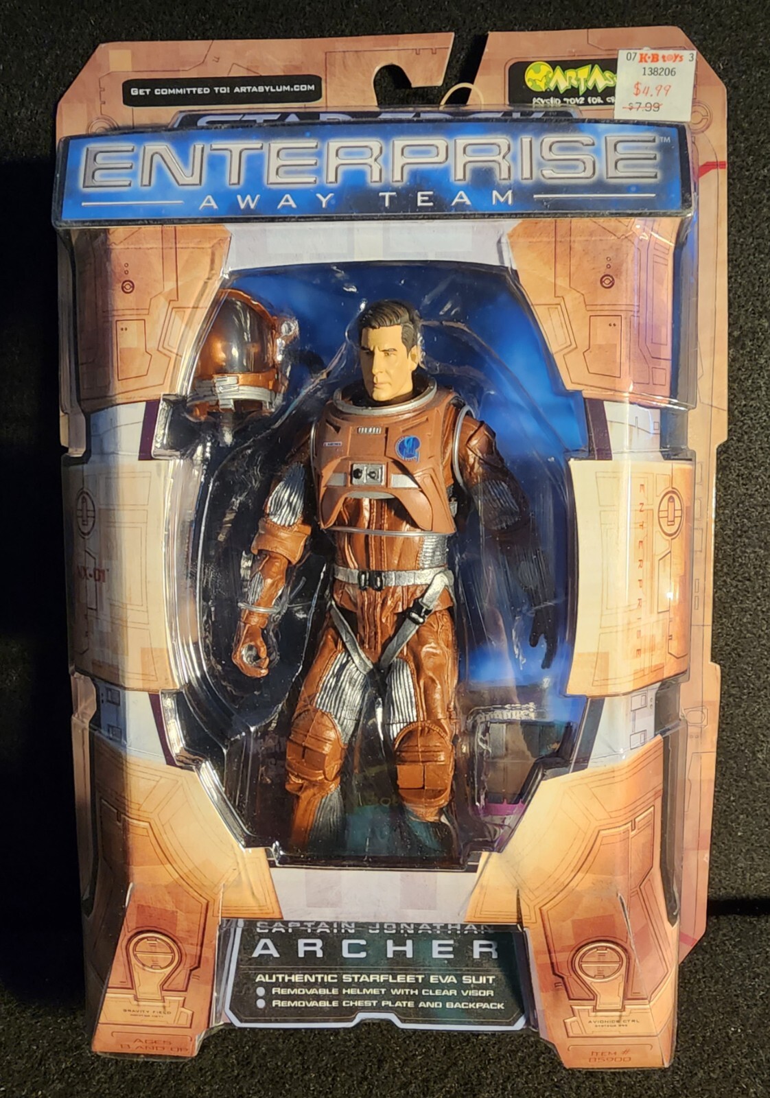 Star Trek Enterprise CAPTAIN ARCHER AWAY TEAM (2002 Art Asylum) Brand ...