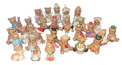HOMCO Home Interior Bears Figurines Ceramic Lot of 10 sets 30 Pieces ...