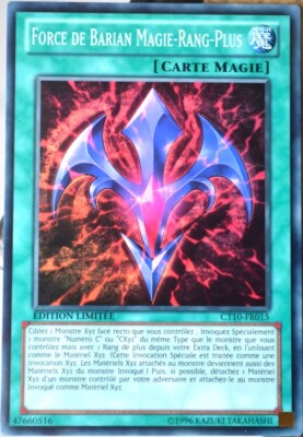 carte YU-GI-OH CT10-FR015 Force De Barian Magie-rang-plus NEUF FR | eBay