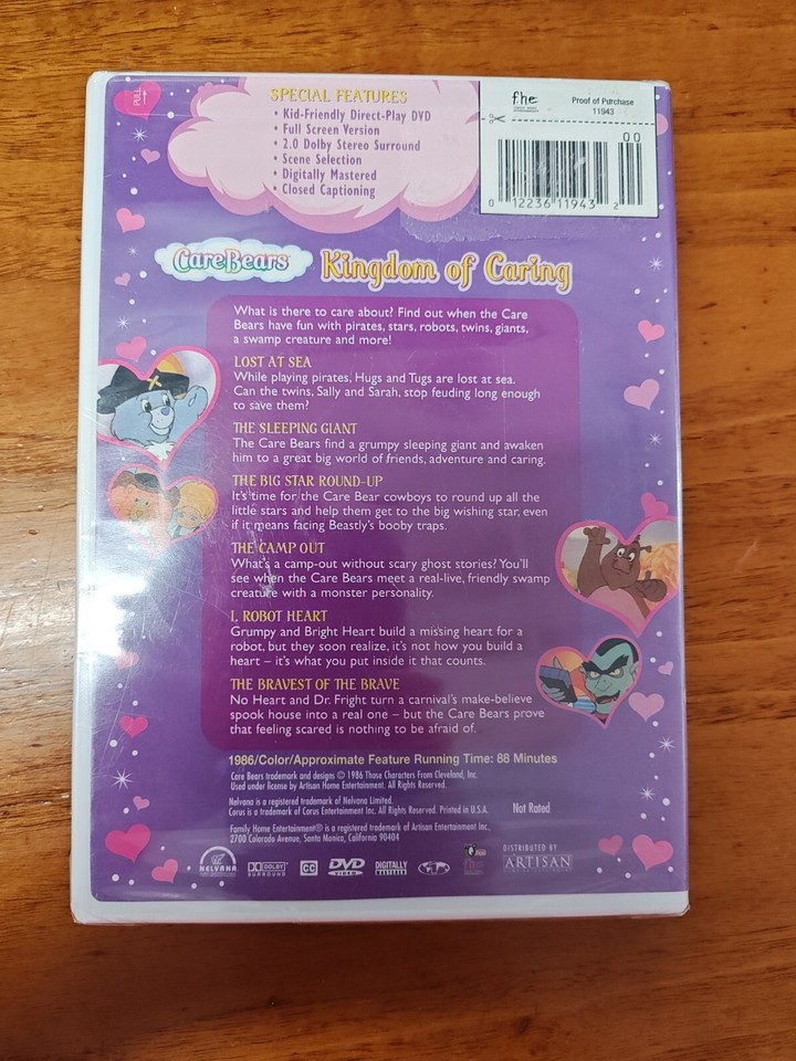 Care Bears: Kingdom of Caring (DVD, 2004) 12236119432| eBay