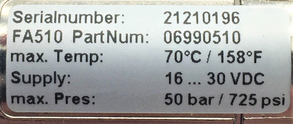 CS Instruments 699.0510 /0001 CS Dew Point Sensor FA510 -80 +20 Ctd ...