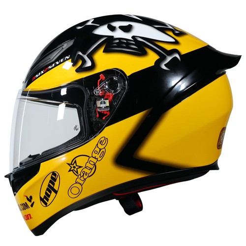 AGV K1-S Helmet Guy Martin Motorcycle Full-Face Yellow Black | eBay UK
