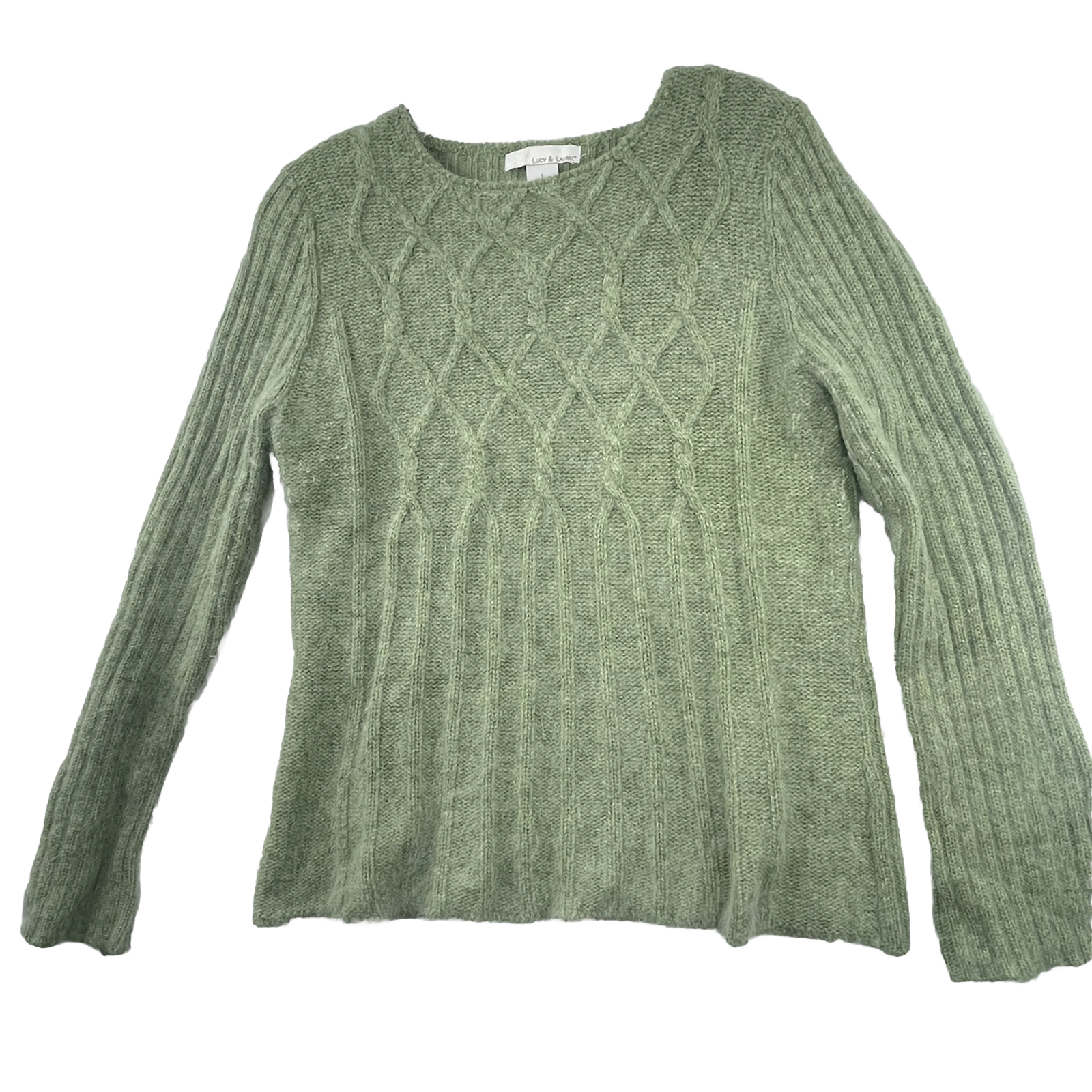 Lucy & Laurel Angora Rabbit & Lambswool Blend Sweater… - Gem