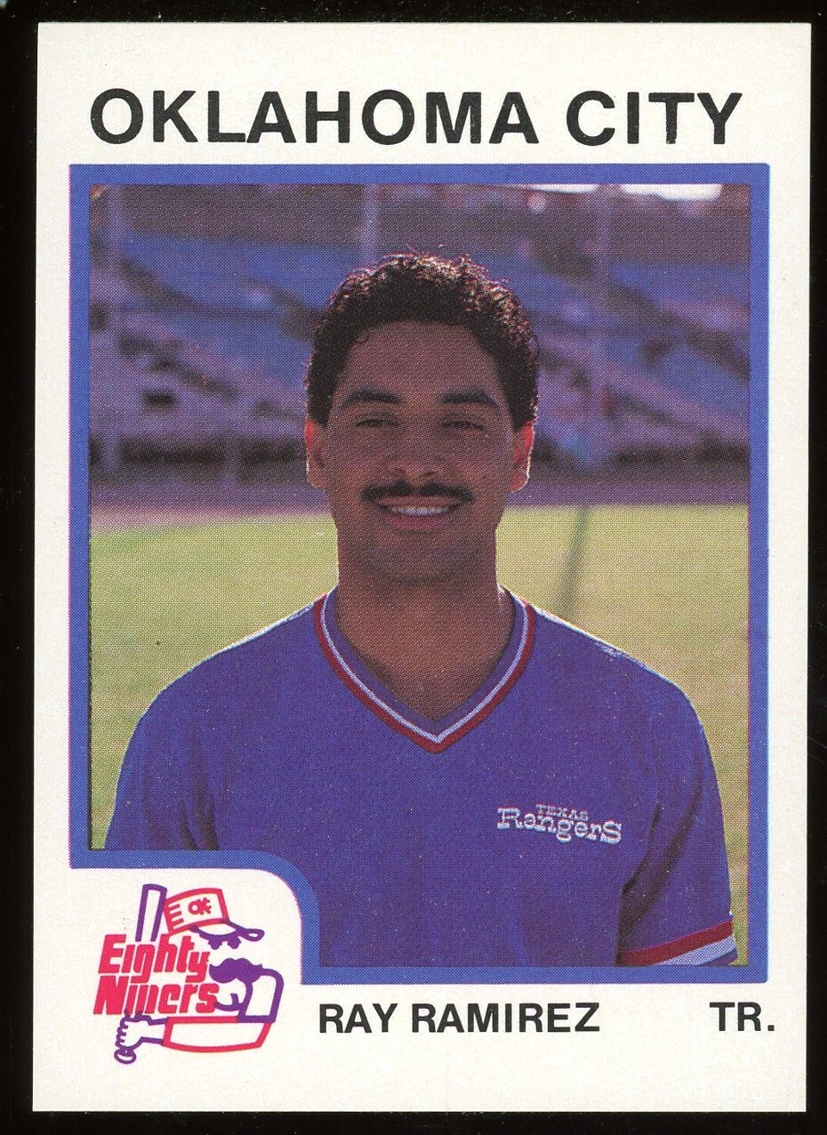 1987 ProCards Oklahoma City 89ers RAY RAMIREZ RC RANGERS TRAINER | eBay