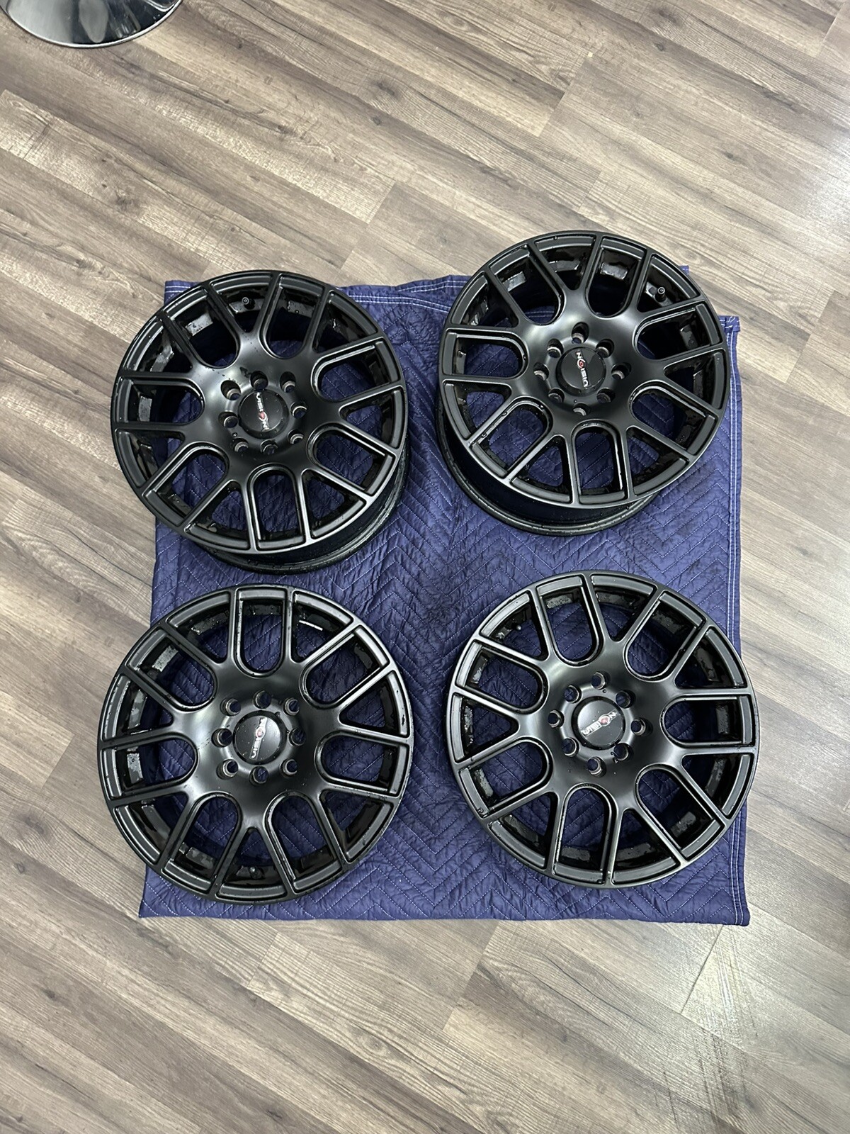 15x6.5 Vision 426H Cross 4x100/4x114.3 38 Matte Black Wheels Rims Set(4 ...