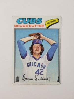 BRUCE SUTTER ROOKIE 1977 TOPPS BASEBALL CARD #144 CHICAGO CUBS | eBay