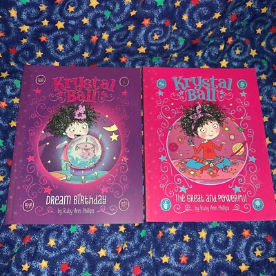 LOT OF TWO KRYSTAL BALL PAPERBACK BOOKS BY RUBY ANN PHILLIPS | eBay