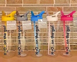 Bocca Water Track Tracker Bottle 750ml Capacity H20 On The Go BPA Free ...