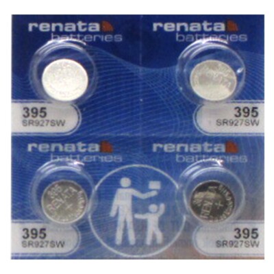 395 Battery Replacement Watch Battery Renata x 4 | eBay