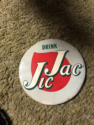 Jac Jic Soda Pop Metal 9 Inch Sign. Rare | eBay