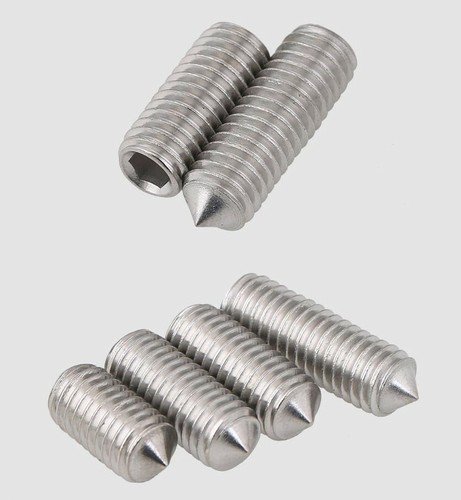 M4 M5 M6 M8 304 stainless steel tip set screws hexagon set screw ...