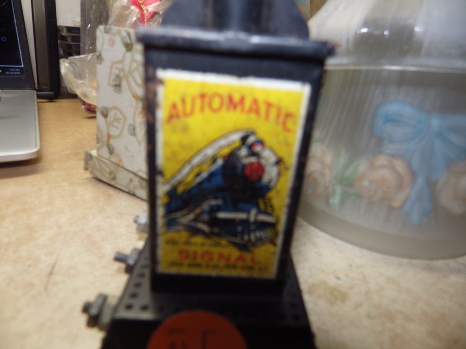 VTG Louis Marx 'O' Gauge Vintage Automatic Signal Train Railroad ...