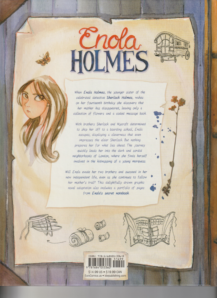 Enola Holmes: Case Missing Marquess HC 1, IDW, Serena Blasco, Nancy ...