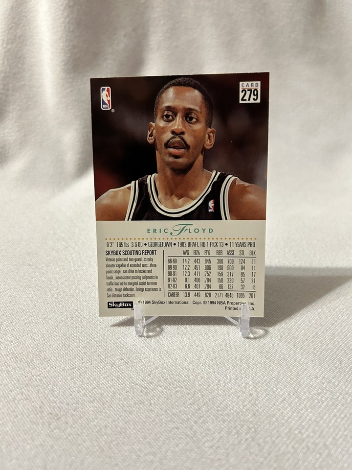 1993-94 NBA SkyBox Premium #279 Eric Floyd | eBay