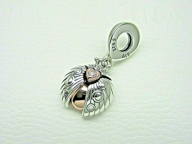 Authentic Pandora #780072C01 Pandora Club 2022 Ladybird & Heart Dangle ...