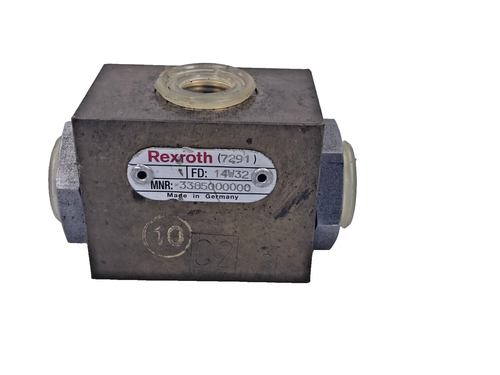 Rexroth 3385000000 Brass Shuttle Valve for Oil & Air M14X1.5 150 bar ...