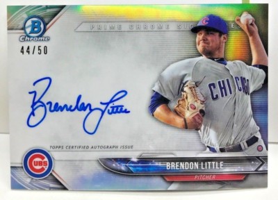 Brendon Little 2018 Bowman Chrome Prime Chrome Signatures Autograph ...