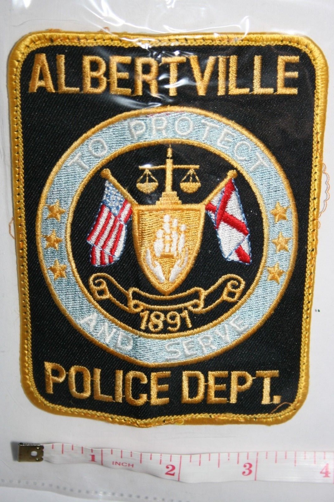 ORIGINAL US CLOTH POLICE PATCH ALBERTVILLE DEPT | eBay UK