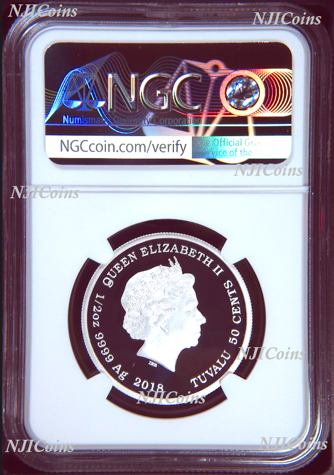 2018 Puppies Golden Retriever PROOF Silver NGC PF70 1/2oz Coin Lunar ...