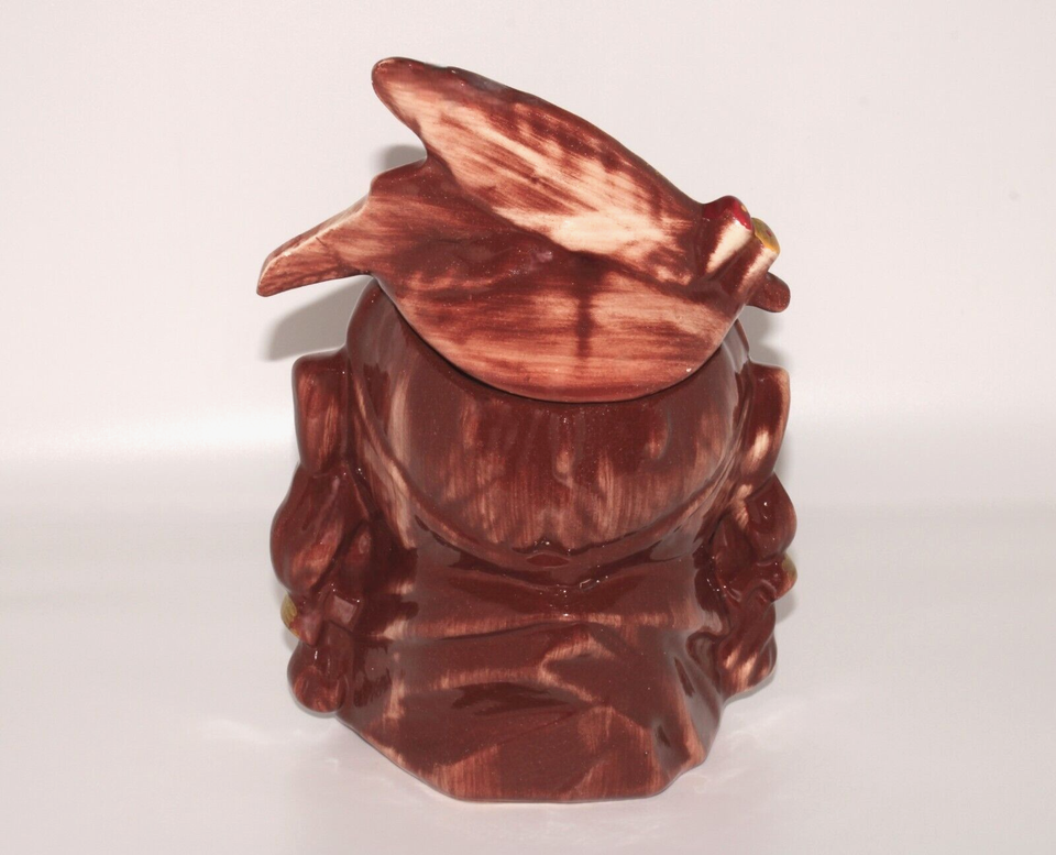 VTG McCoy Pottery Native American Indian Head Cookie Jar Ceramic ...