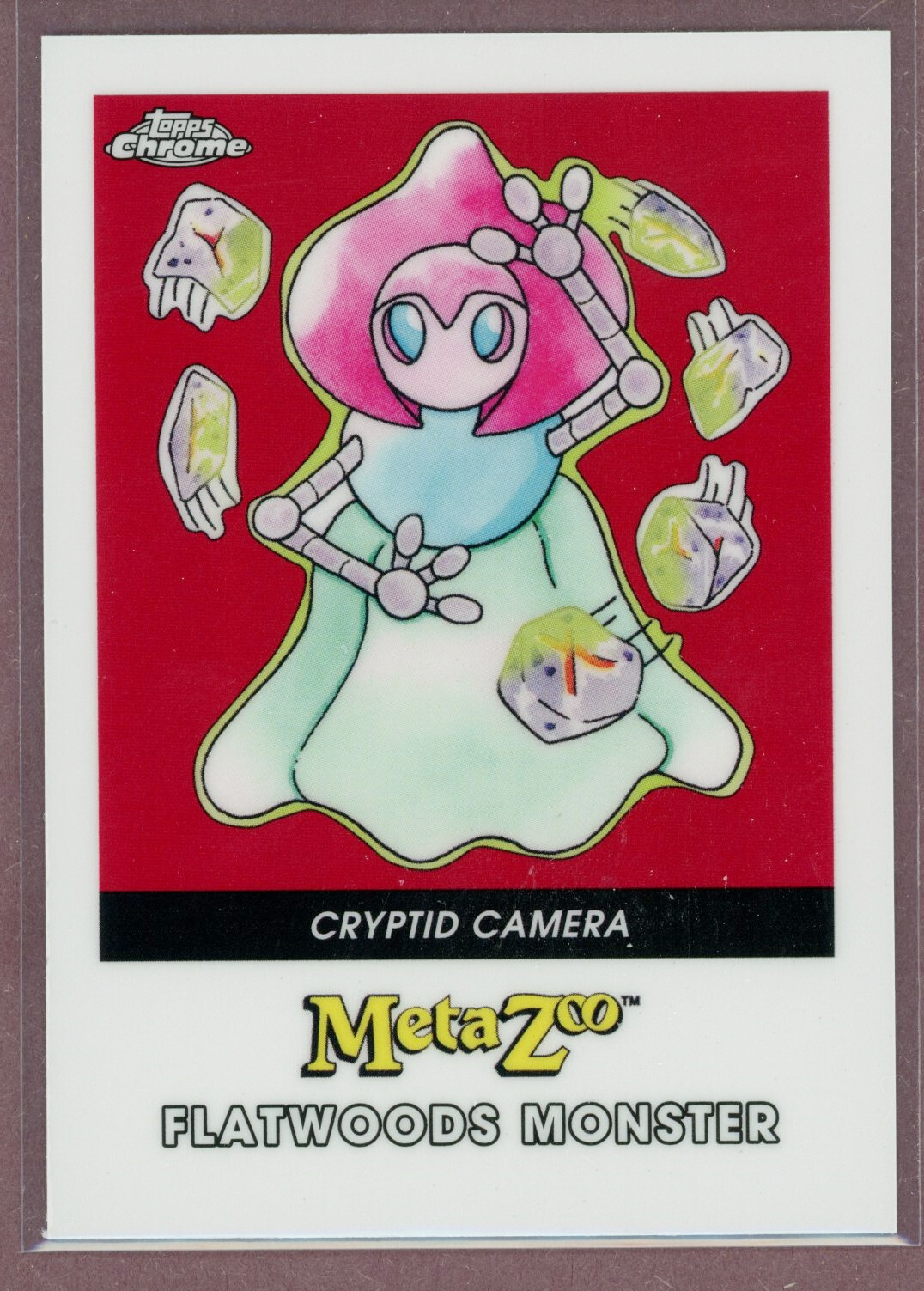 2022 Topps Metazoo Chrome Cryptid Camera First Sighting 16-F Flatwoods ...